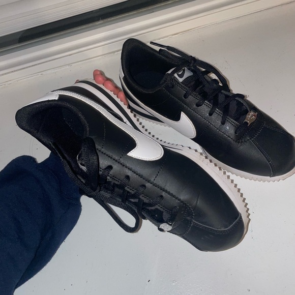 Nike | Shoes | Nike Black Cortez | Poshmark
